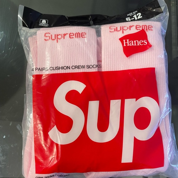 Hanes | Underwear & Socks | Hanes Light Pink Crew Socks 4pack | Poshmark